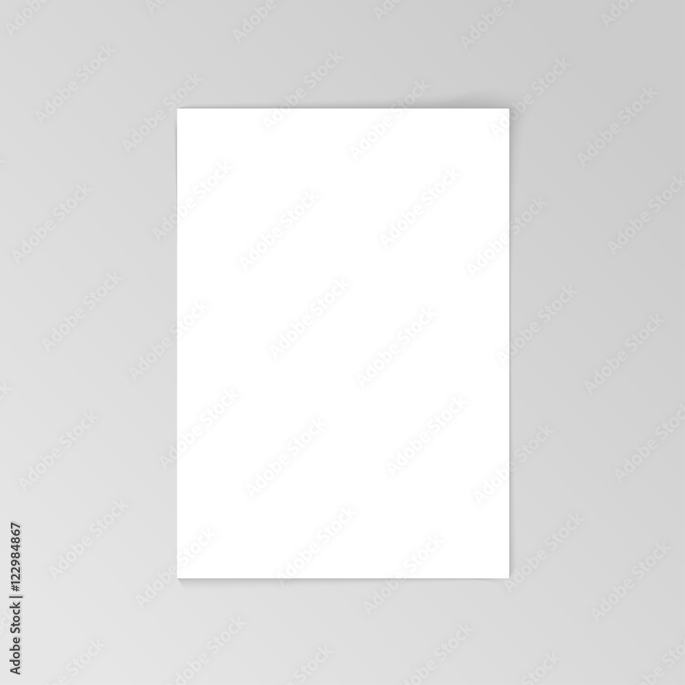 Blank flyer poster, mockup Stock Vector | Adobe Stock