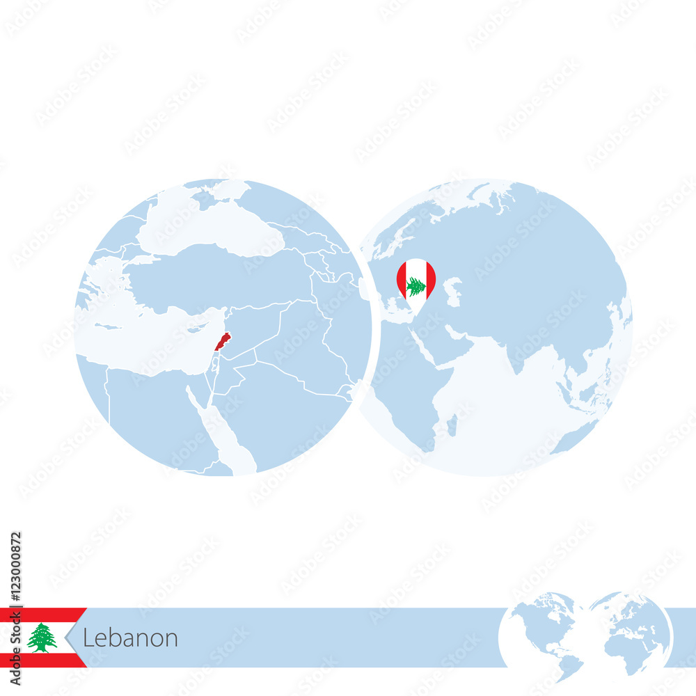 Lebanon World Map