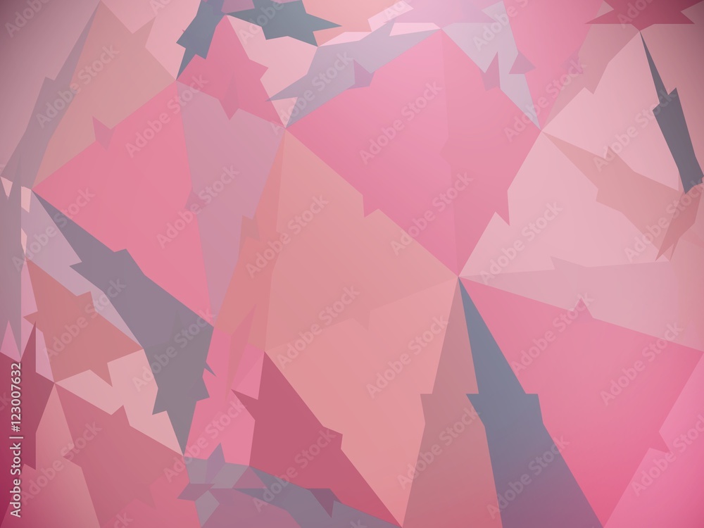 Pink triangle abstract background Stock Illustration | Adobe Stock