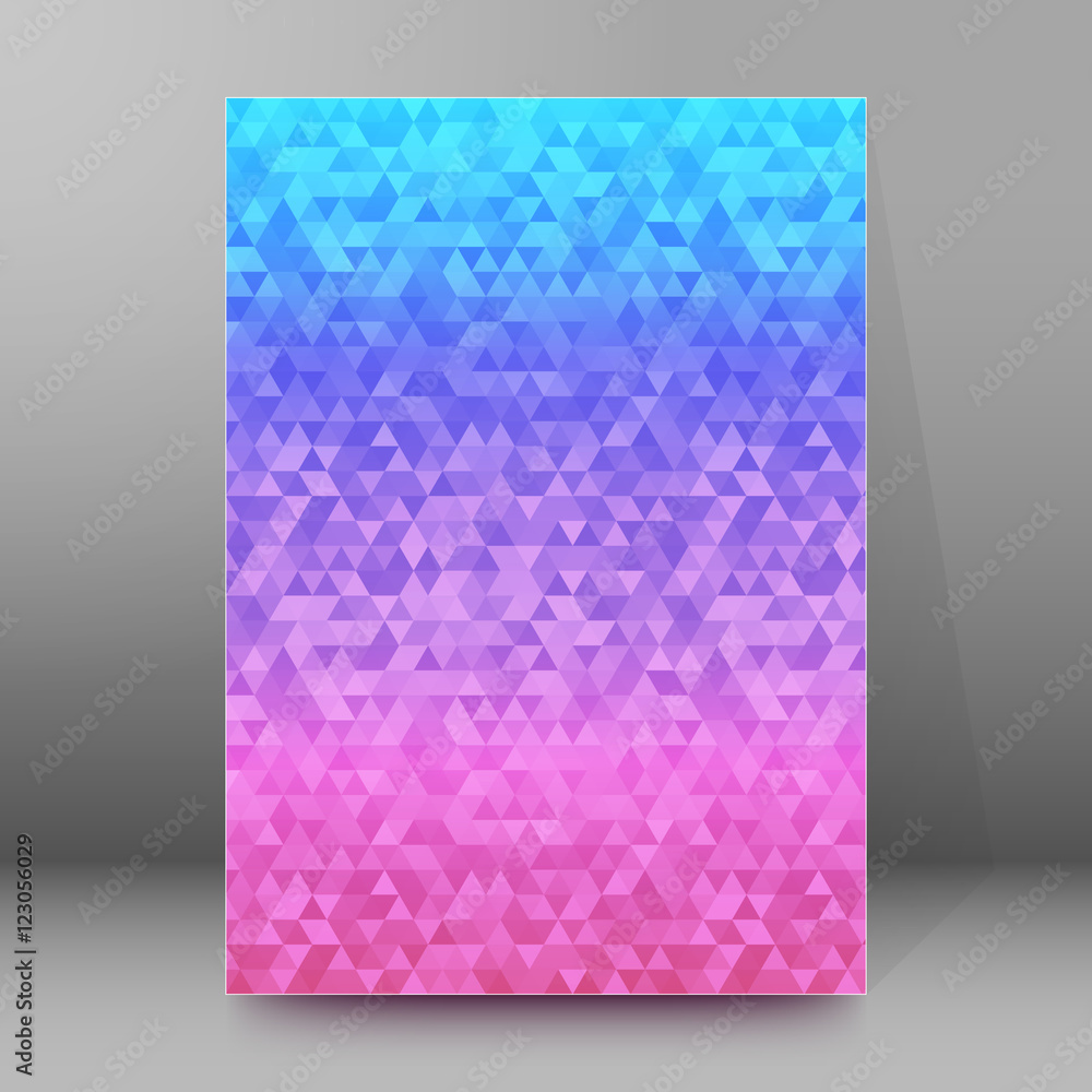 background report brochure Cover Pages A4 style abstract glow30 Stock ...