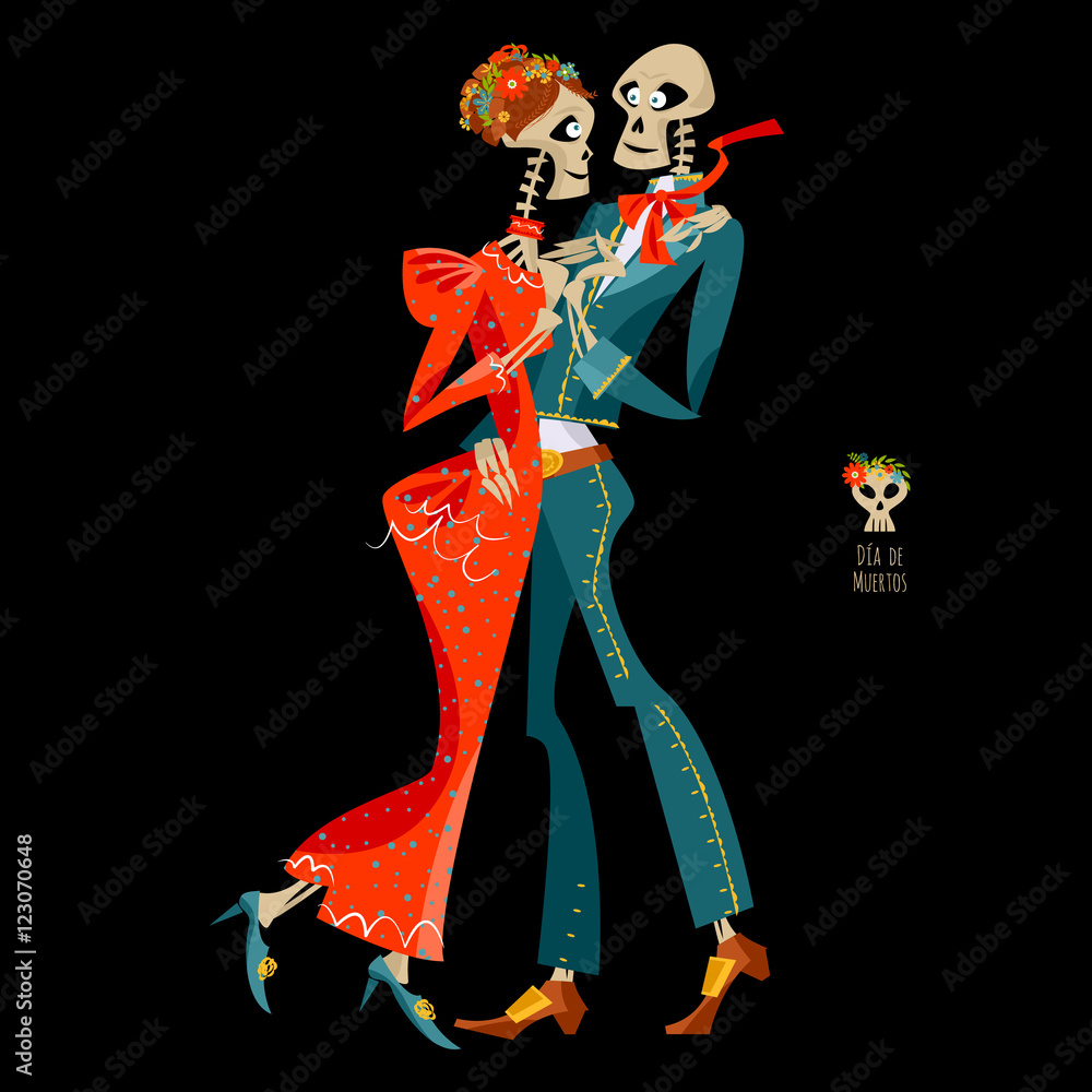 Mexican Dancing Skeletons