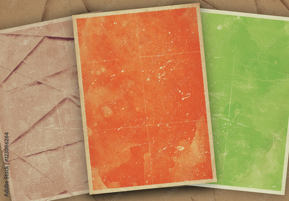 Grunge Paper Textures Stock Template | Adobe Stock
