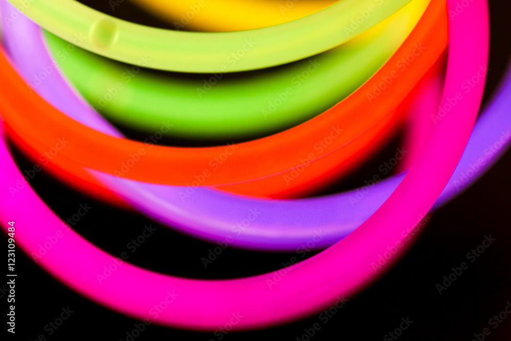 colorful neon light Stock Photo | Adobe Stock