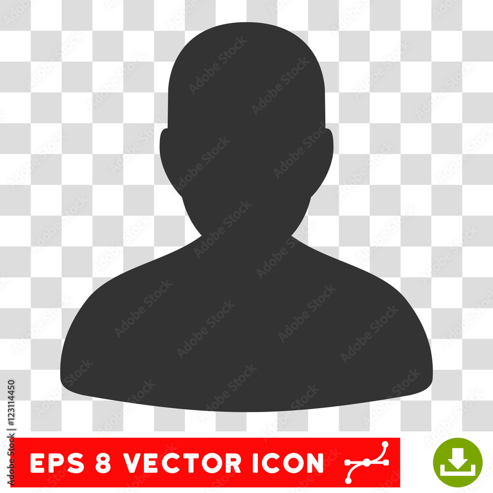 Vector Avatar EPS vector pictogram. Illustration style is flat iconic ...