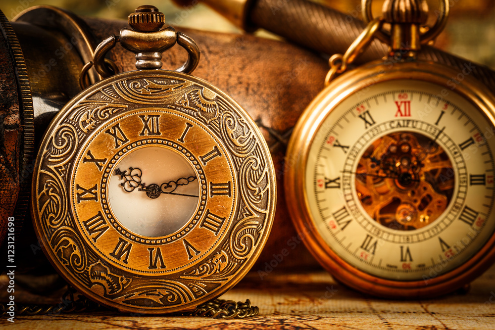 Vintage pocket watch Stock Photo | Adobe Stock
