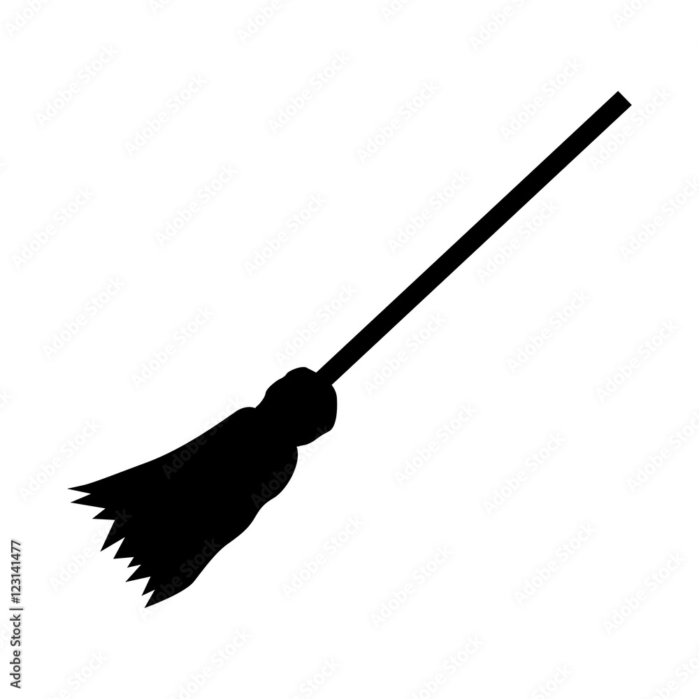 Witch Broom Vector