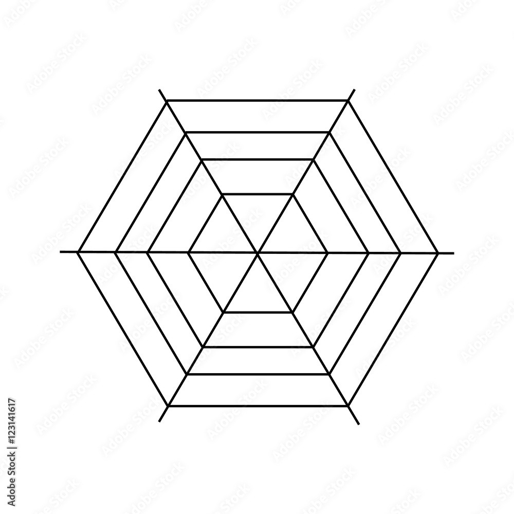Cobweb icon. Outline illustration of cobweb vector icon for web design ...