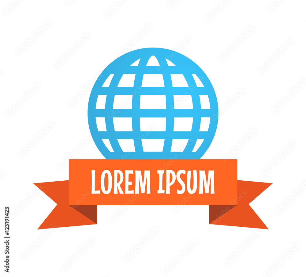 Symbol of world Stock Vector | Adobe Stock