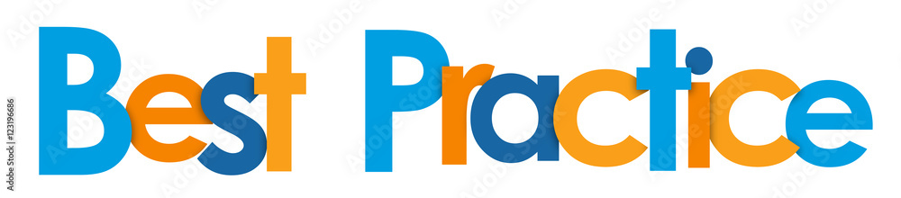BEST PRACTICE Vector Letters Icon Stock-Vektorgrafik | Adobe Stock