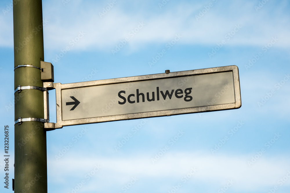 Schild 67 - Schulweg Stock-Illustration | Adobe Stock