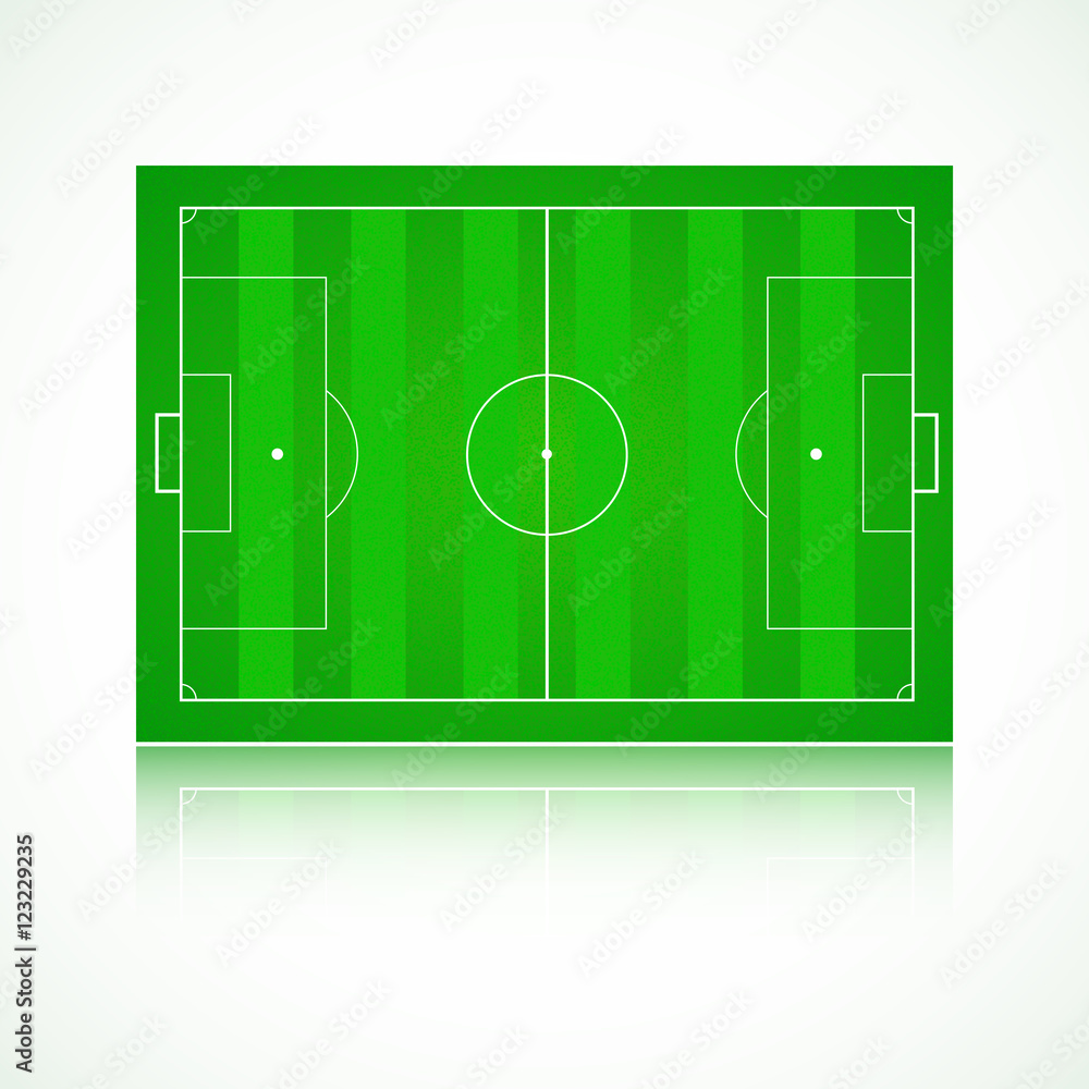 Football, soccer realistic, textured field Stock Vector | Adobe Stock