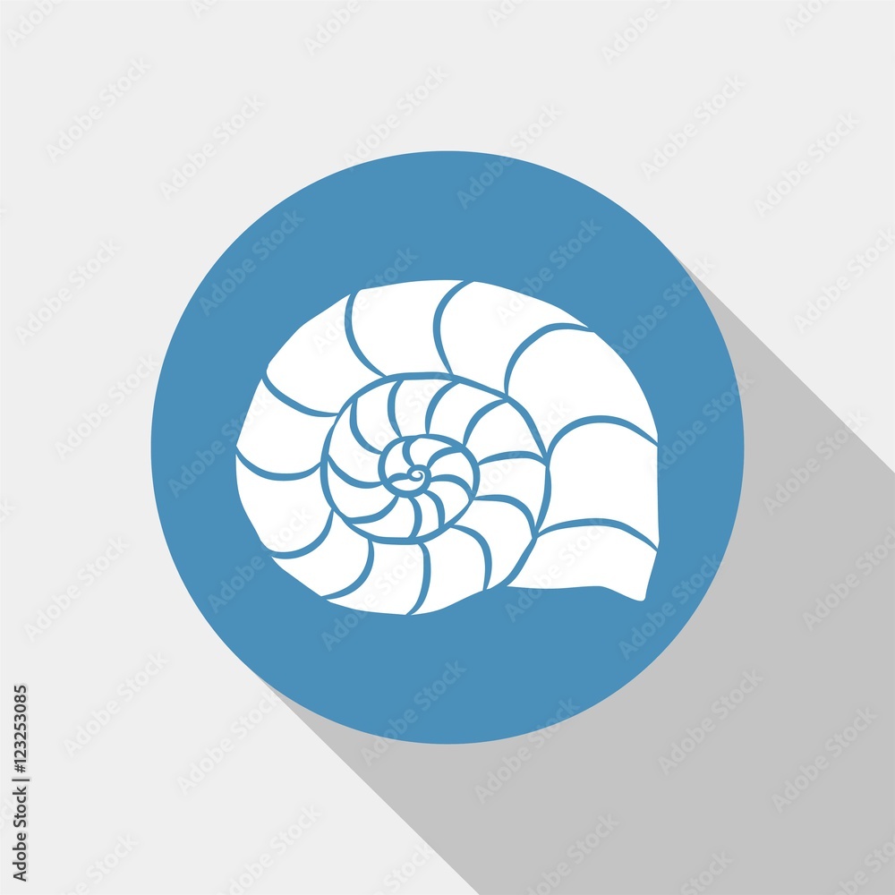 shell icon vector Stock Illustration | Adobe Stock