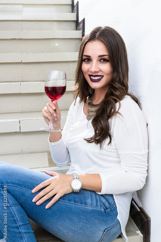 beautiful Costa Rican woman Stock Photo | Adobe Stock