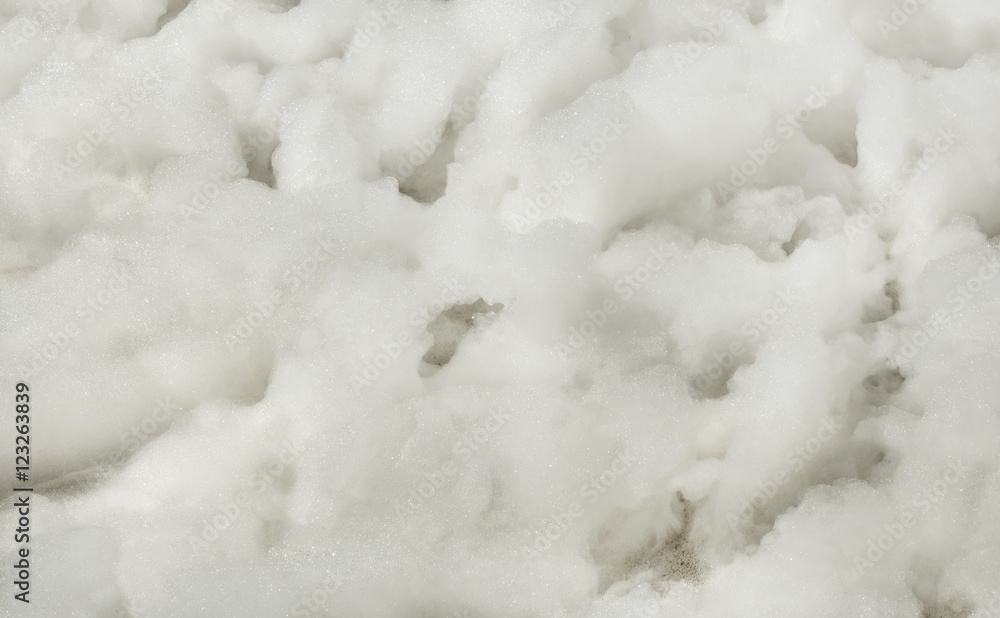 Foam texture with bubbles close-up. Stock Photo | Adobe Stock