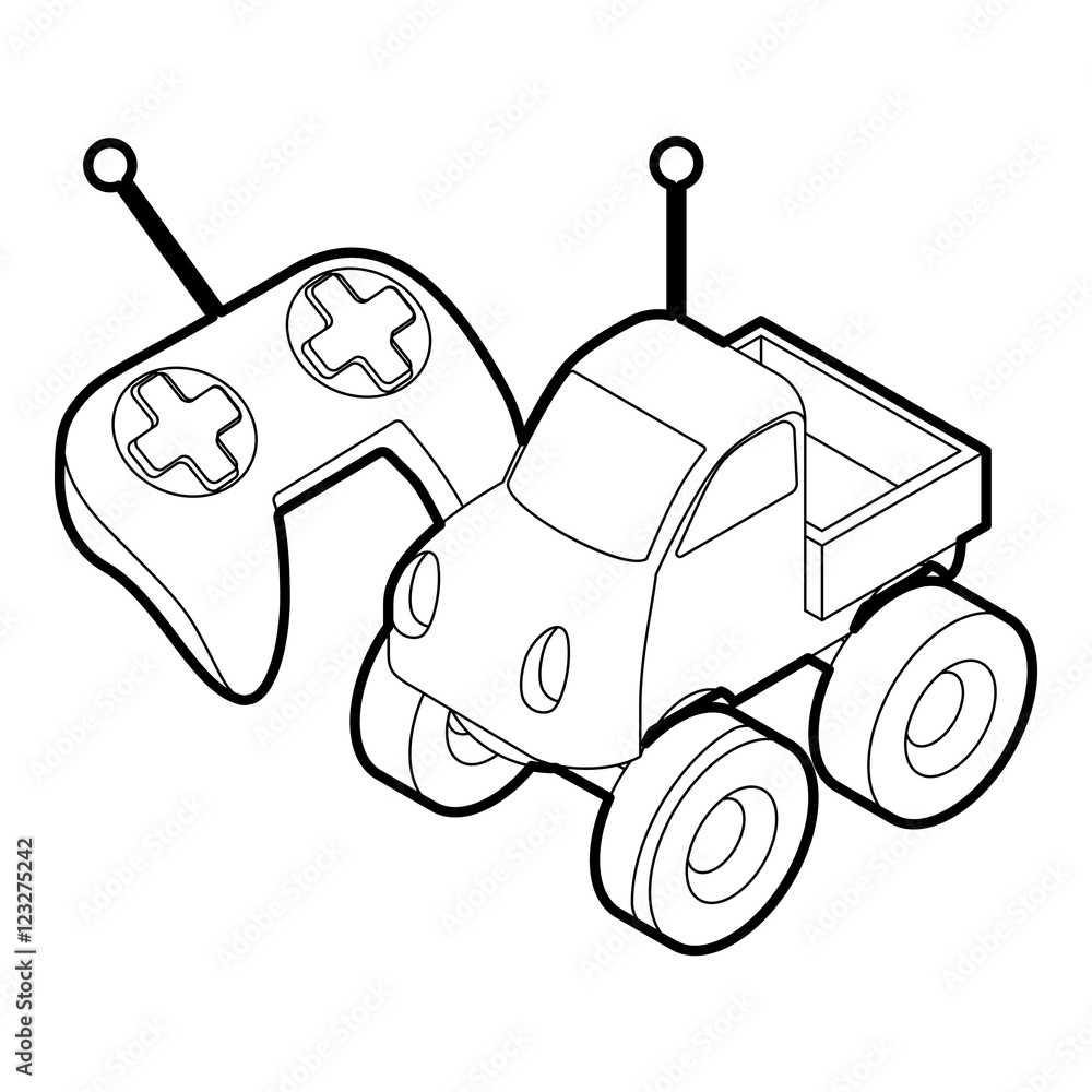 Cars Toys Clipart Black And White