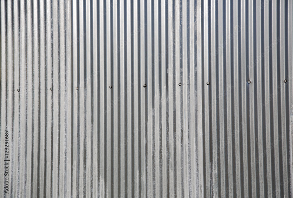 Corrugated metal background and texture Stock Photo | Adobe Stock
