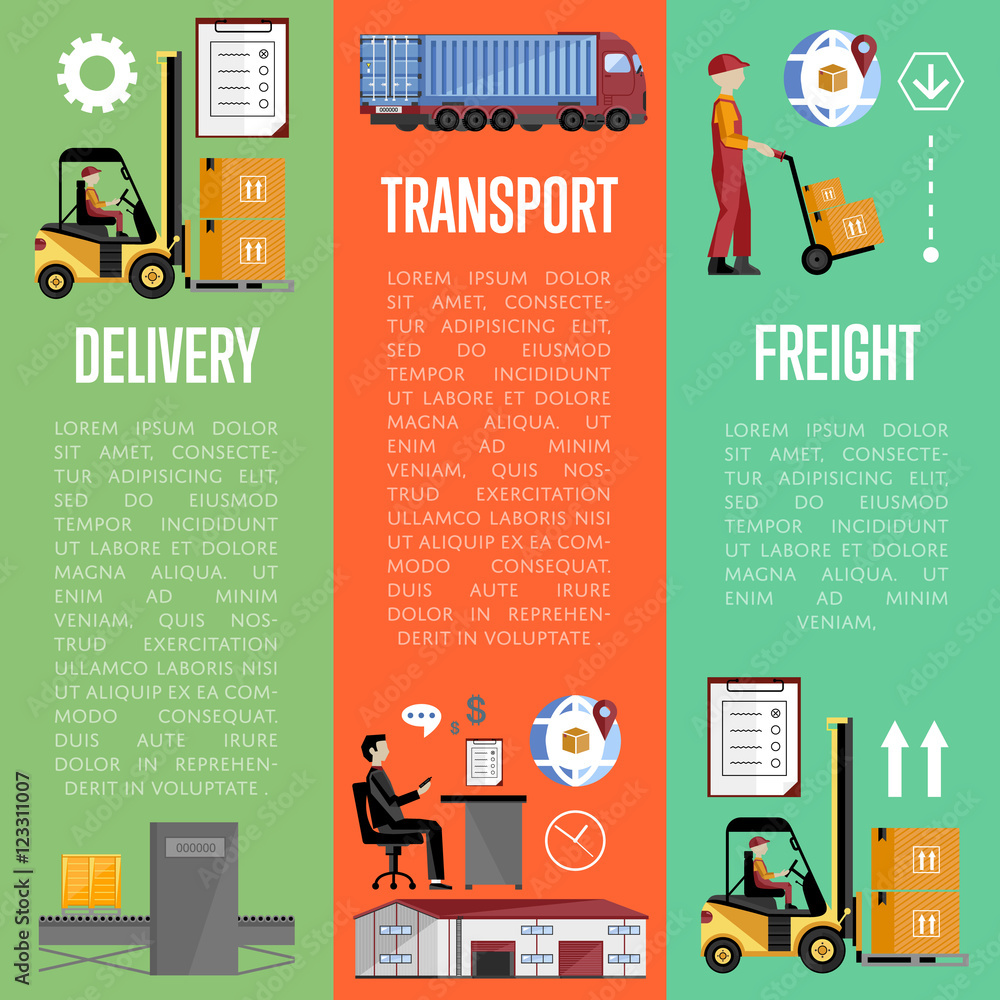 Shipment on warehouse. Distribution goods and shipment of goods in ...