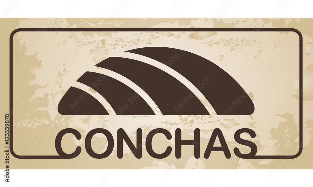 Conchas - Mexican sweet bread - vector Stock Vector | Adobe Stock