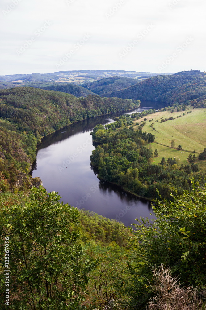 Vltava river, Czech Republic. Stock Photo | Adobe Stock
