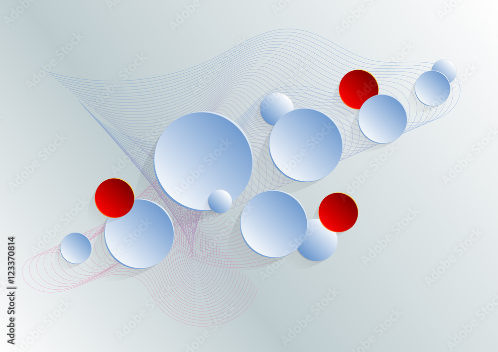 circles background for presentation vector illustration / circles ...