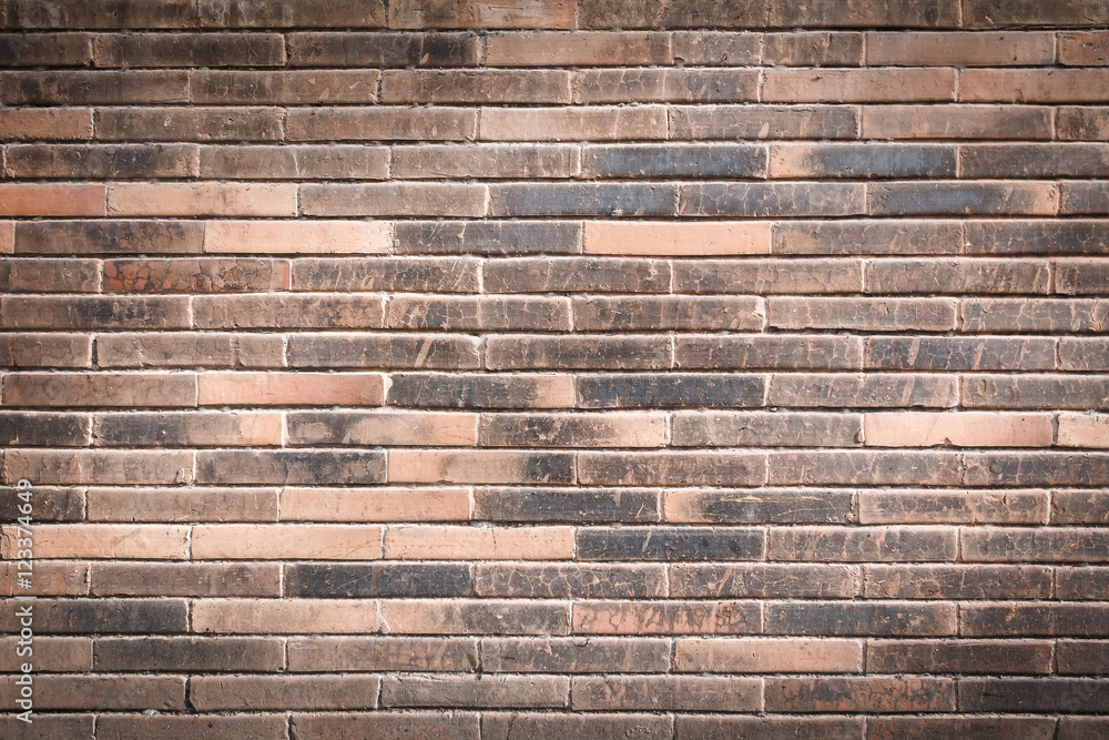 Brick wall texture pattern or brick wall background for interior or ...
