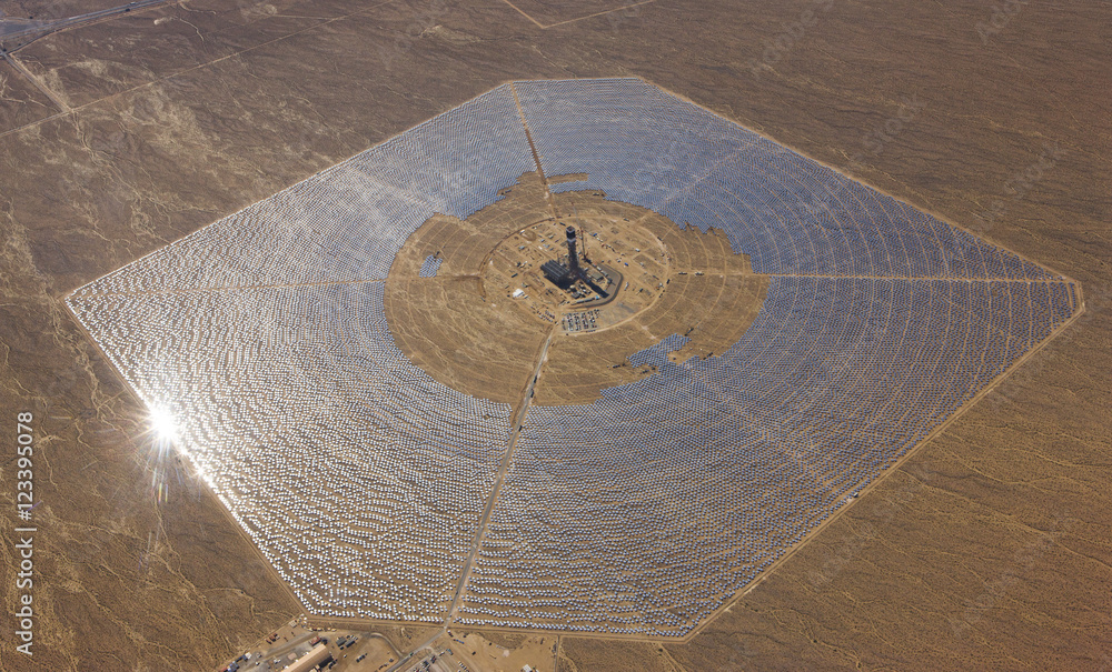 Poster Ivanpah Solar Panel Farm South of Las Vegas – Wall Art | UkPosters
