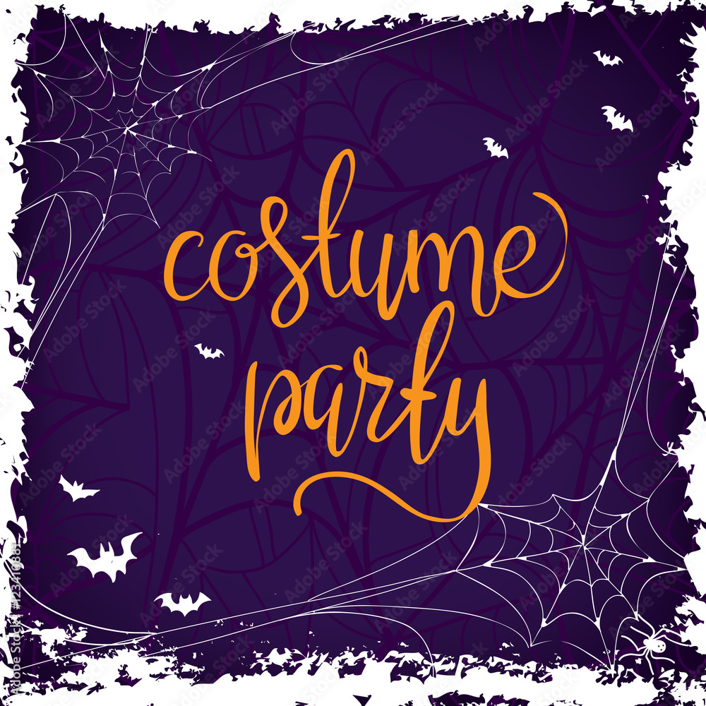 Costume party background Stock Vector | Adobe Stock