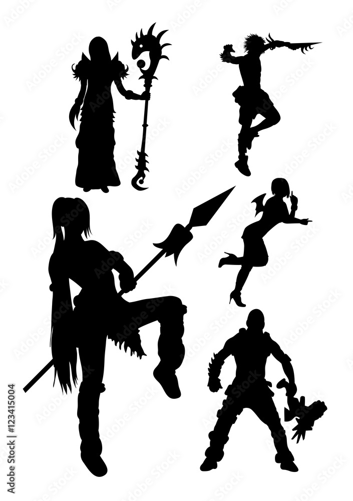 Costume silhouette. Good use for symbol, logo, web icon, mascot, sign ...