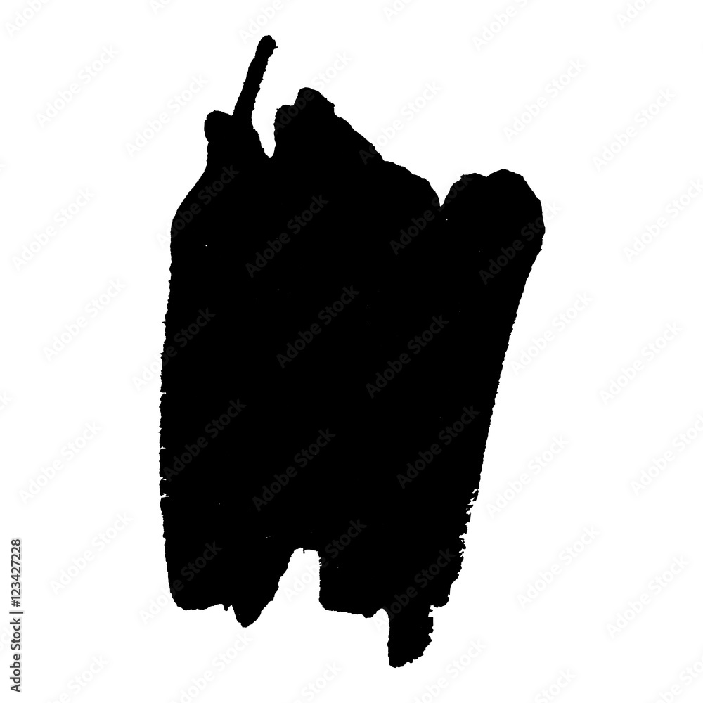 Abstract black ink spot silhouette background. Stock Illustration ...