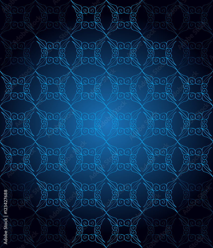 Seamlessly Wallpaper with Dark Blue Color Tones Stock Vector | Adobe Stock