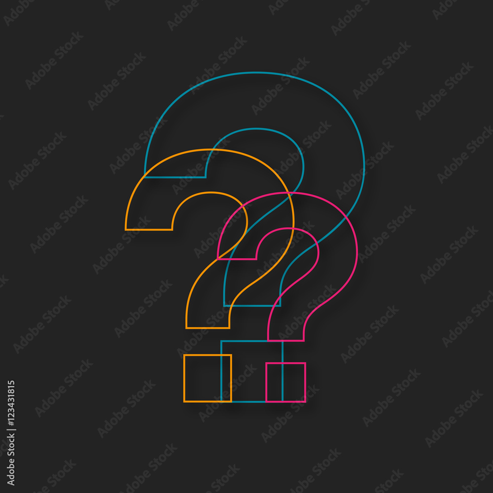 point d'interrogation Stock Vector | Adobe Stock