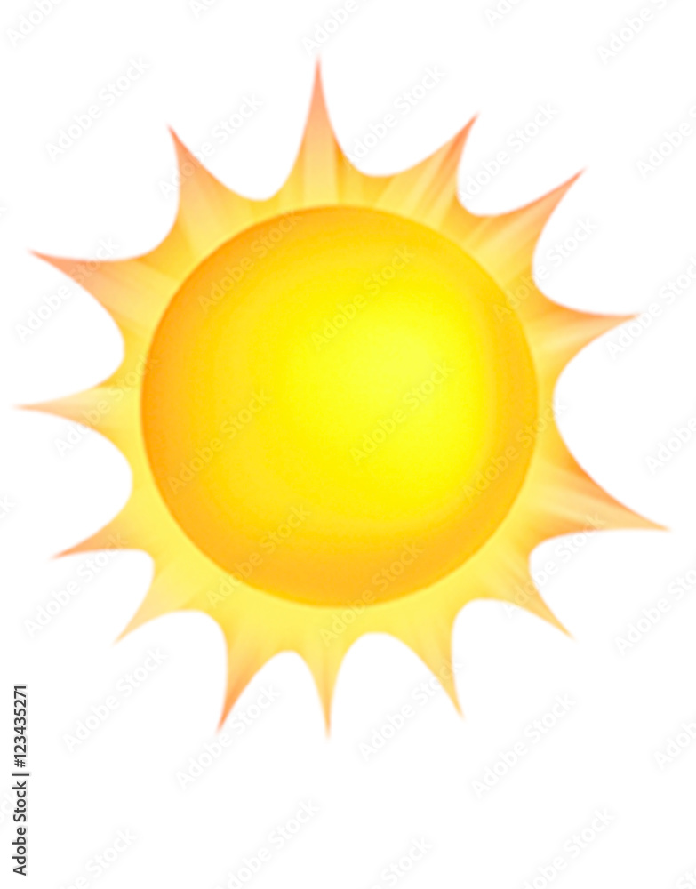 Big sun Stock Illustration | Adobe Stock