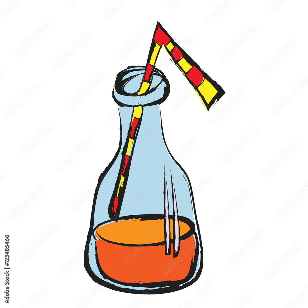 cartoon fizzy drink bottle, Stock Illustration | Adobe Stock