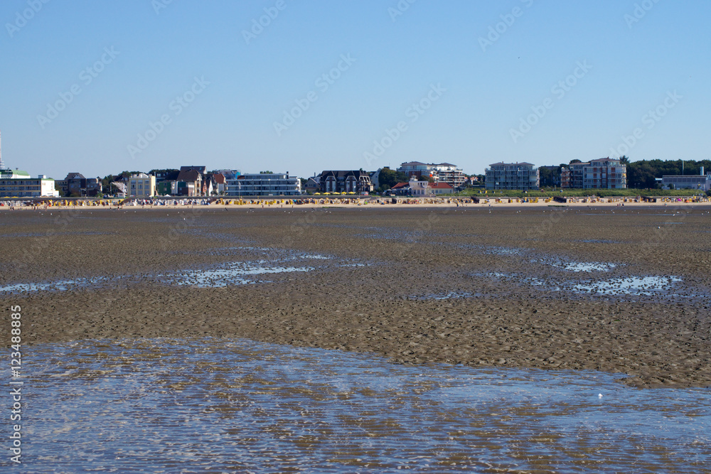 Strand bei Cuxhaven Stock-Foto | Adobe Stock