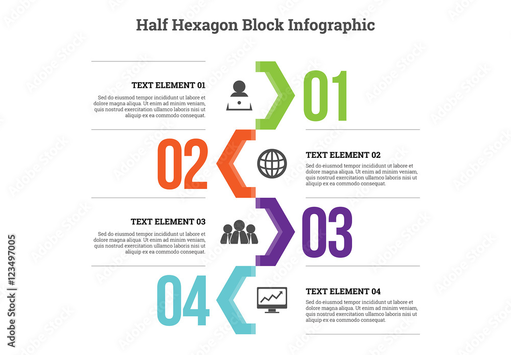 3D Single Bracket Bullet Infographic Stock Template | Adobe Stock