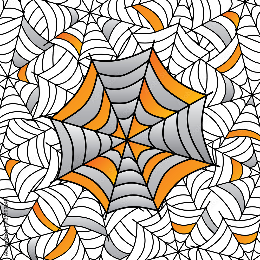 colorful spider web art Stock Vector | Adobe Stock