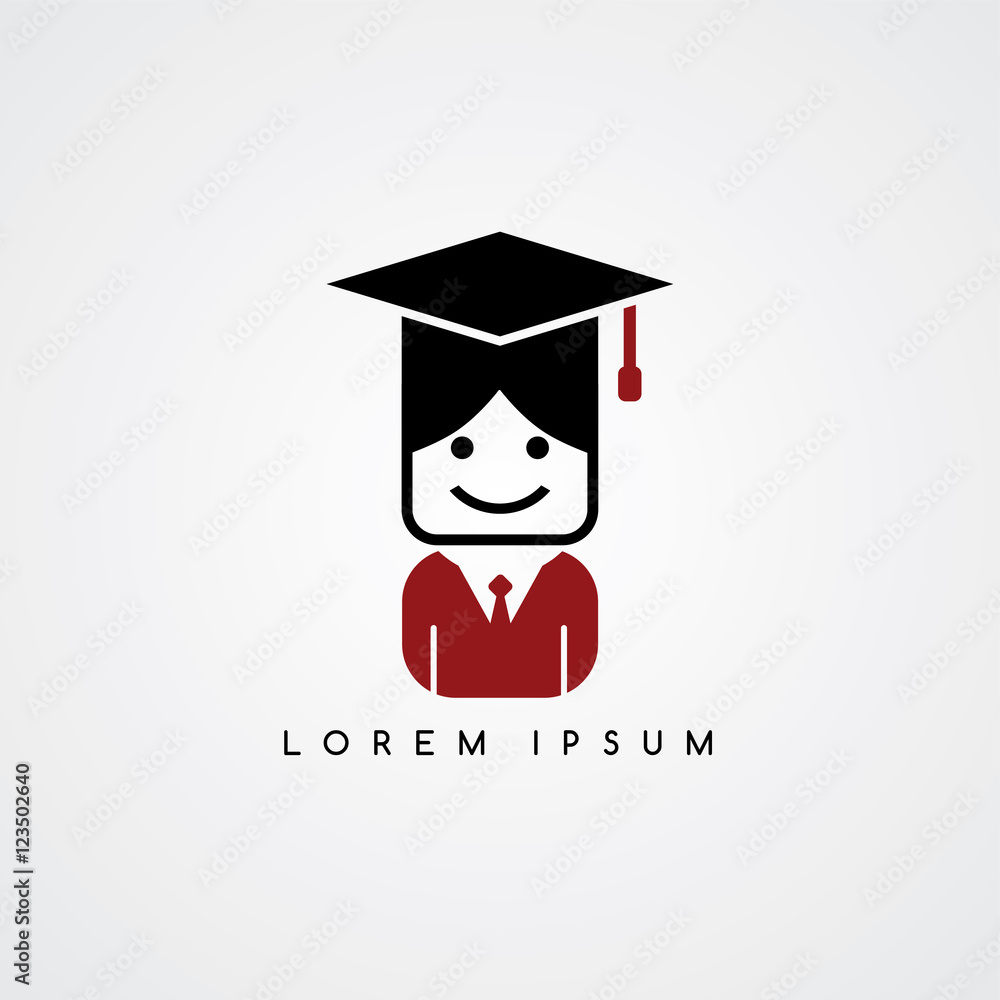 academic college student avatar Stock Vector | Adobe Stock