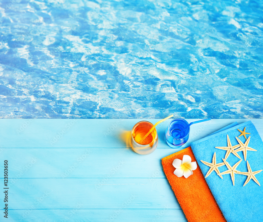 Summer Pool Background