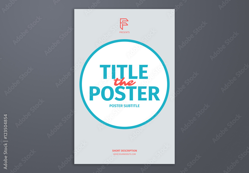Simple Event Poster Stock Template | Adobe Stock