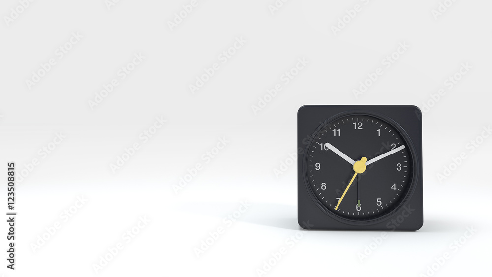 3d rendering beautiful modern design dark clock Stock Illustration ...