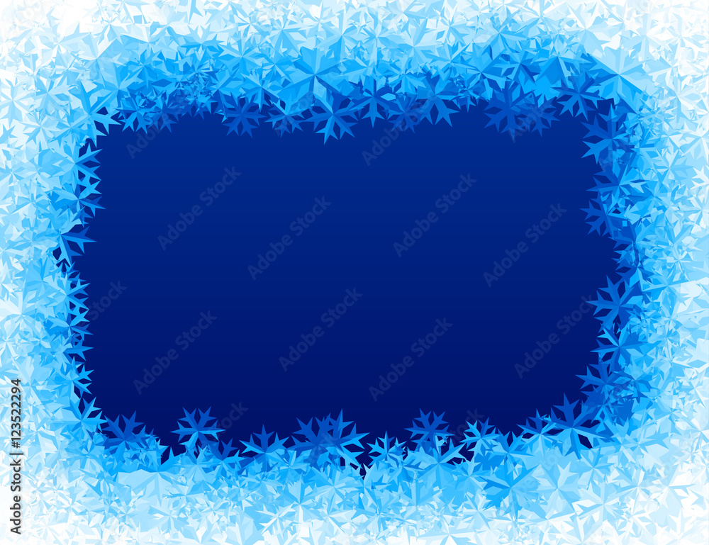 Vector blue ice background Stock Vector | Adobe Stock