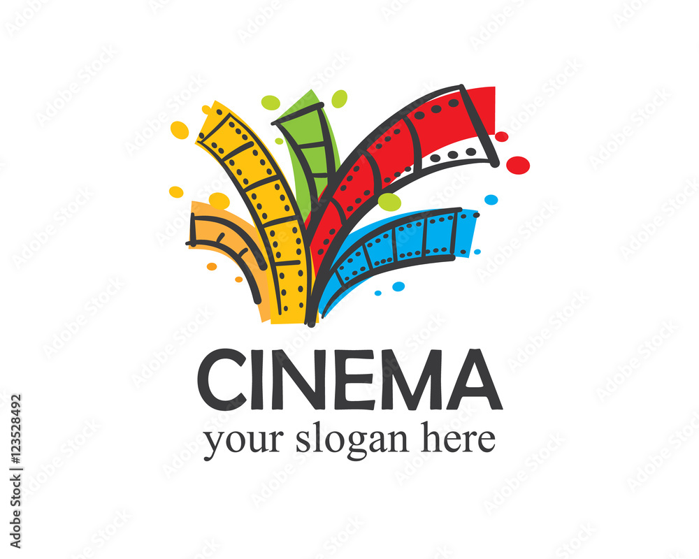 Cinema Logo Vector Stock Vector | Adobe Stock