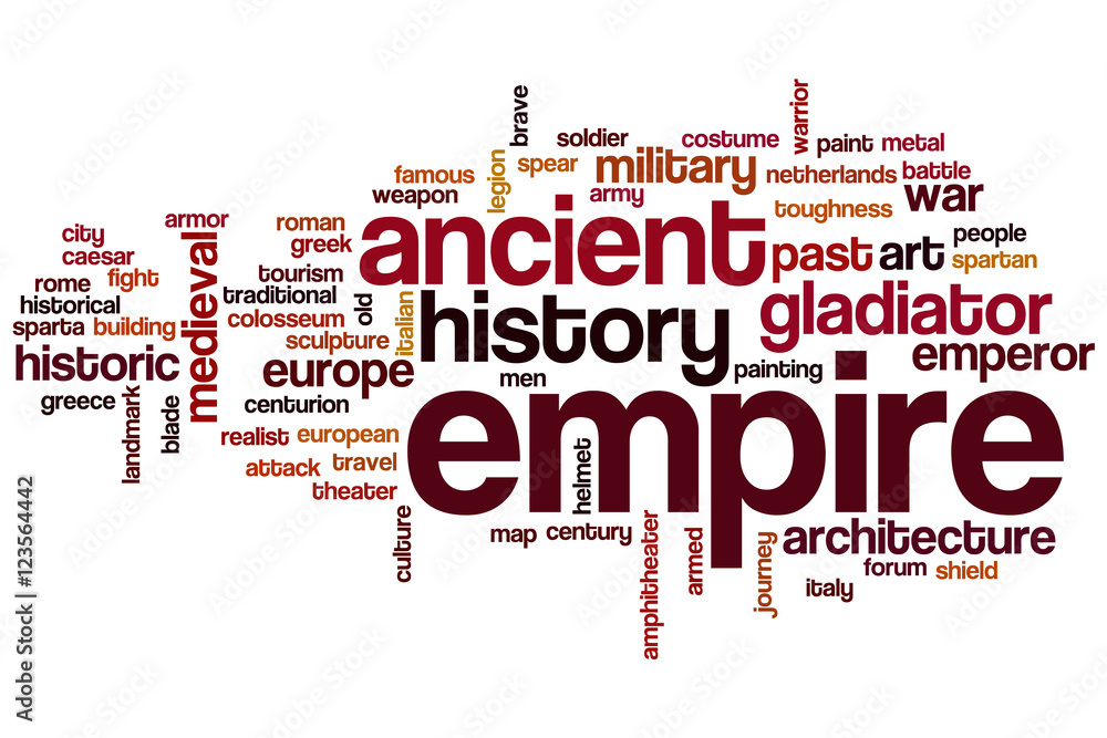 Empire word cloud Stock Illustration | Adobe Stock