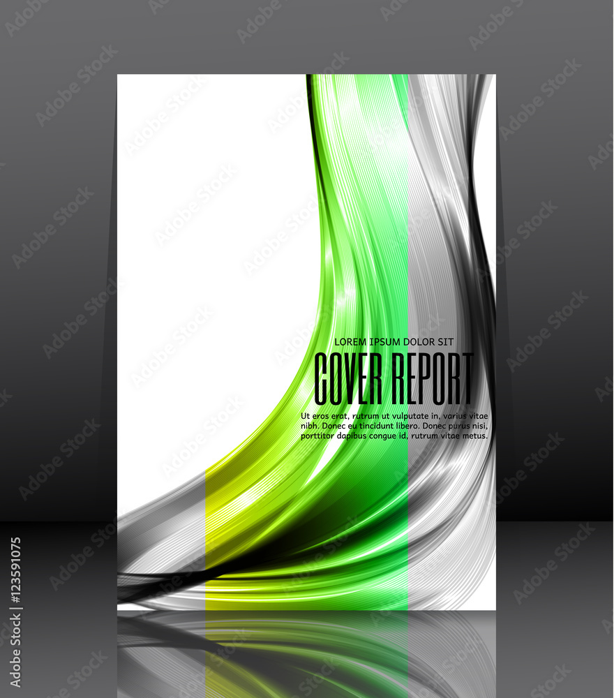 Template design for cover. Banner in A4 size. Abstract background ...