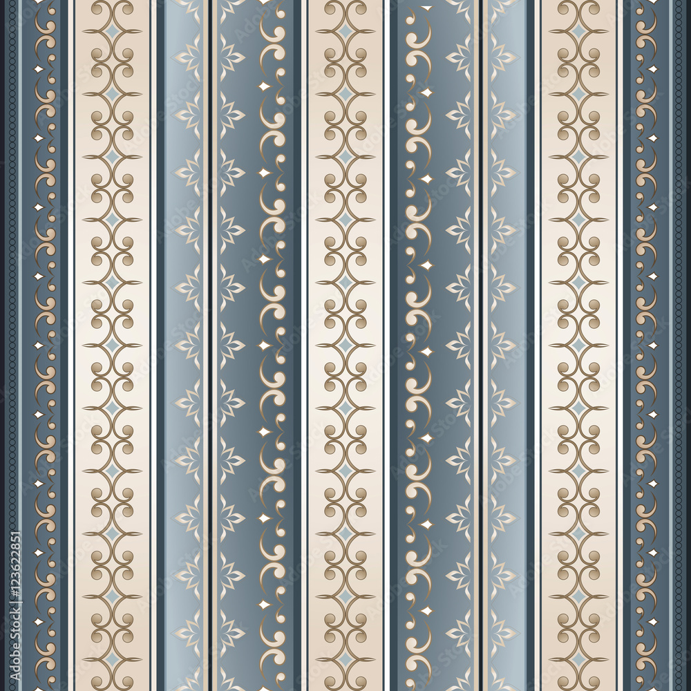 Vector line art seamless border for design template. Stock Vector ...