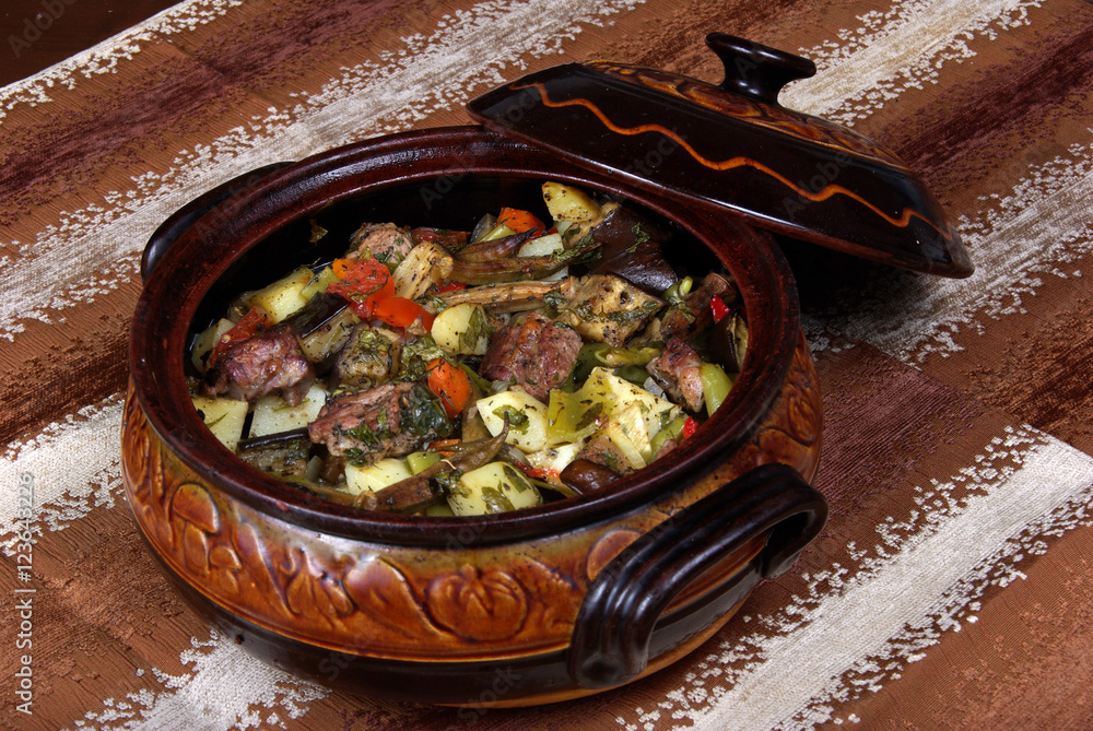 Bulgarian gyuvech Stock Photo | Adobe Stock