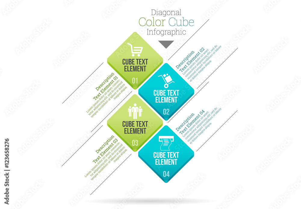 Off-Axis Diagonal Tile Infographic Stock Template | Adobe Stock Off-Axis Diagonal Tile Infographic Stock Template | Adobe Stock