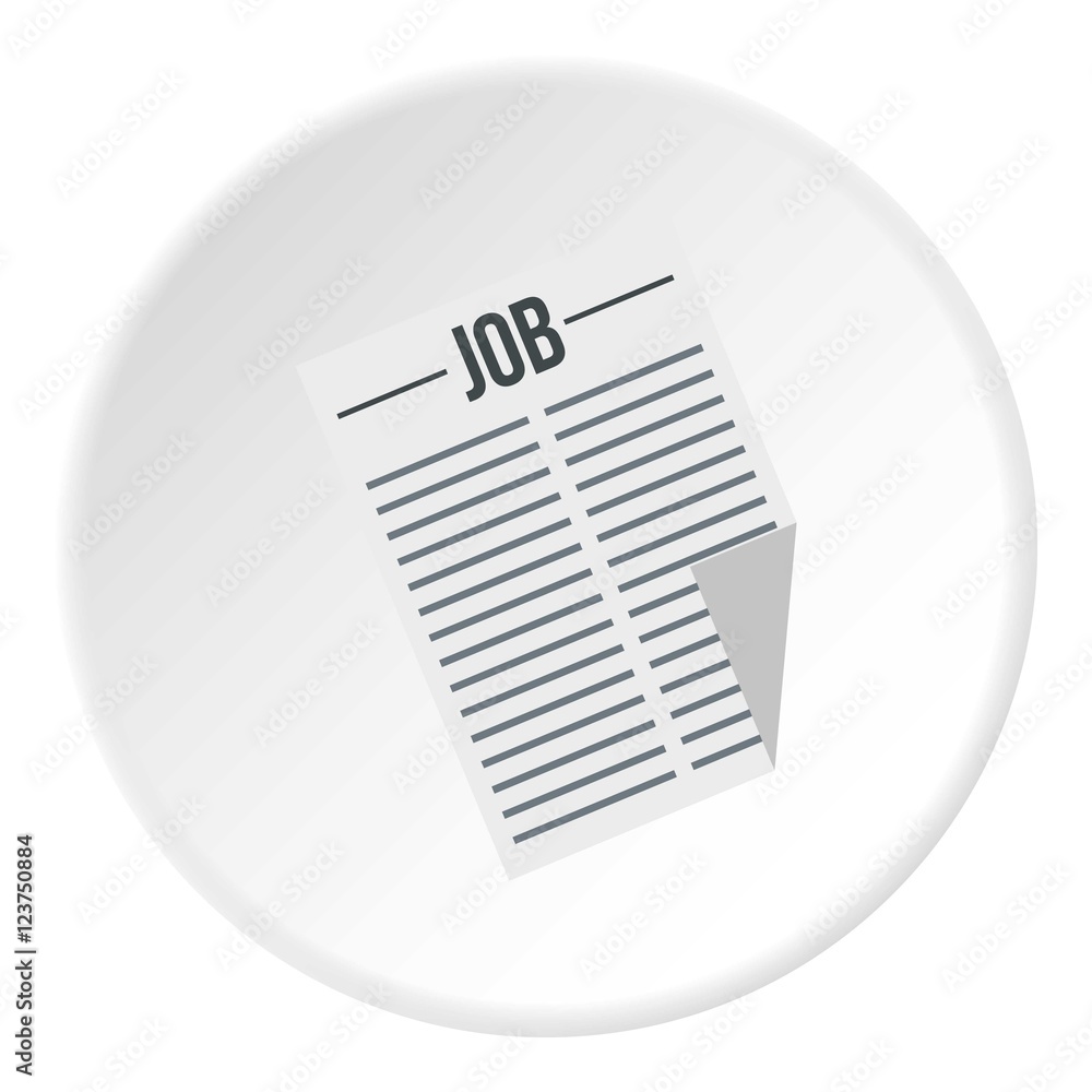 Summary icon. Flat illustration of summary vector icon for web Stock ...