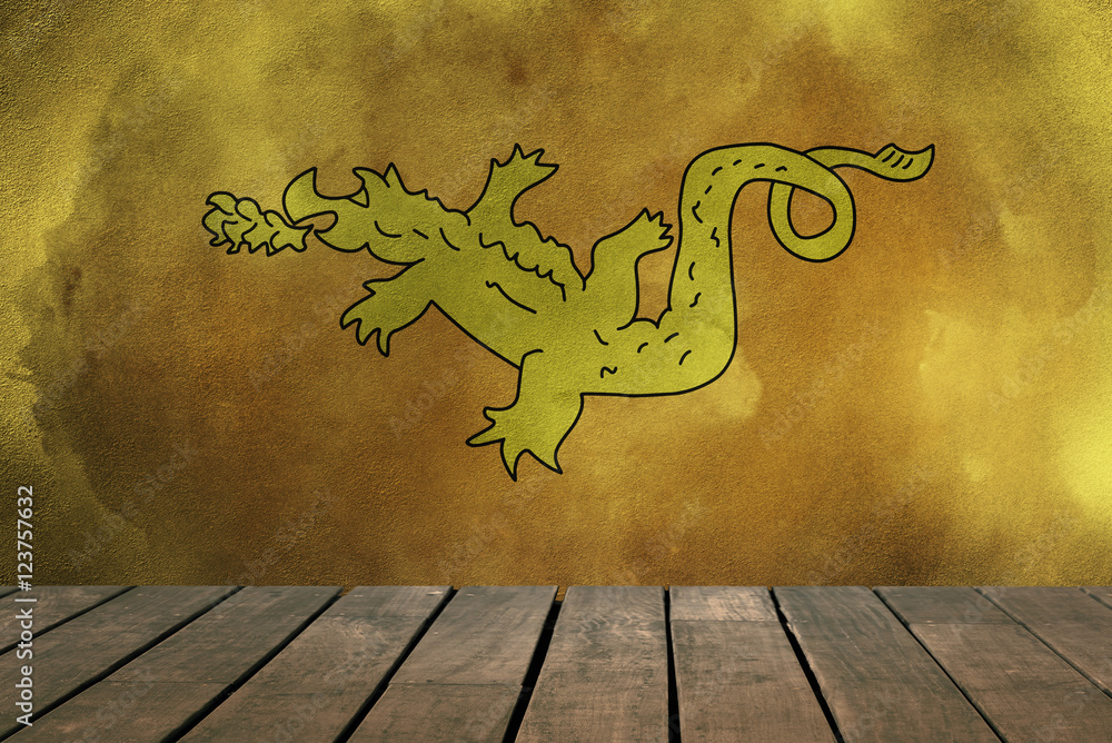 Flag of HUN great empire, Flag Stock Illustration | Adobe Stock