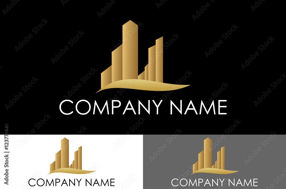 building logo vector Stock Vector | Adobe Stock